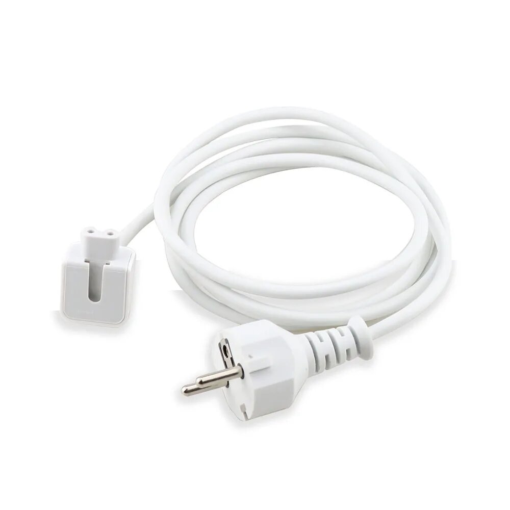 Кабель питания Ninth World для MacBook Pro/Air, белый, 1.8 м, евровилка
