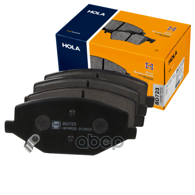 Тормозные колодки дисковые передние для GEELY Coolray (SX11), Binyue, BELGEE X50 HOLA BD723 HOLA арт. BD723