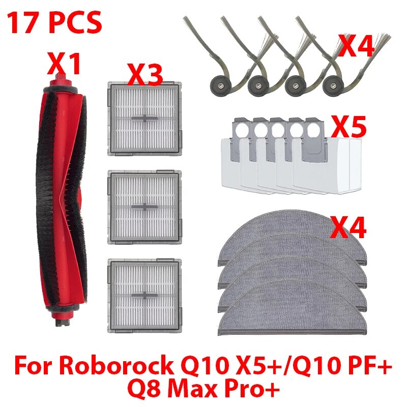 Набор аксессуаров Roborock Q10 X5+/Q10 PF+/Q8 Max Pro+, Set 1