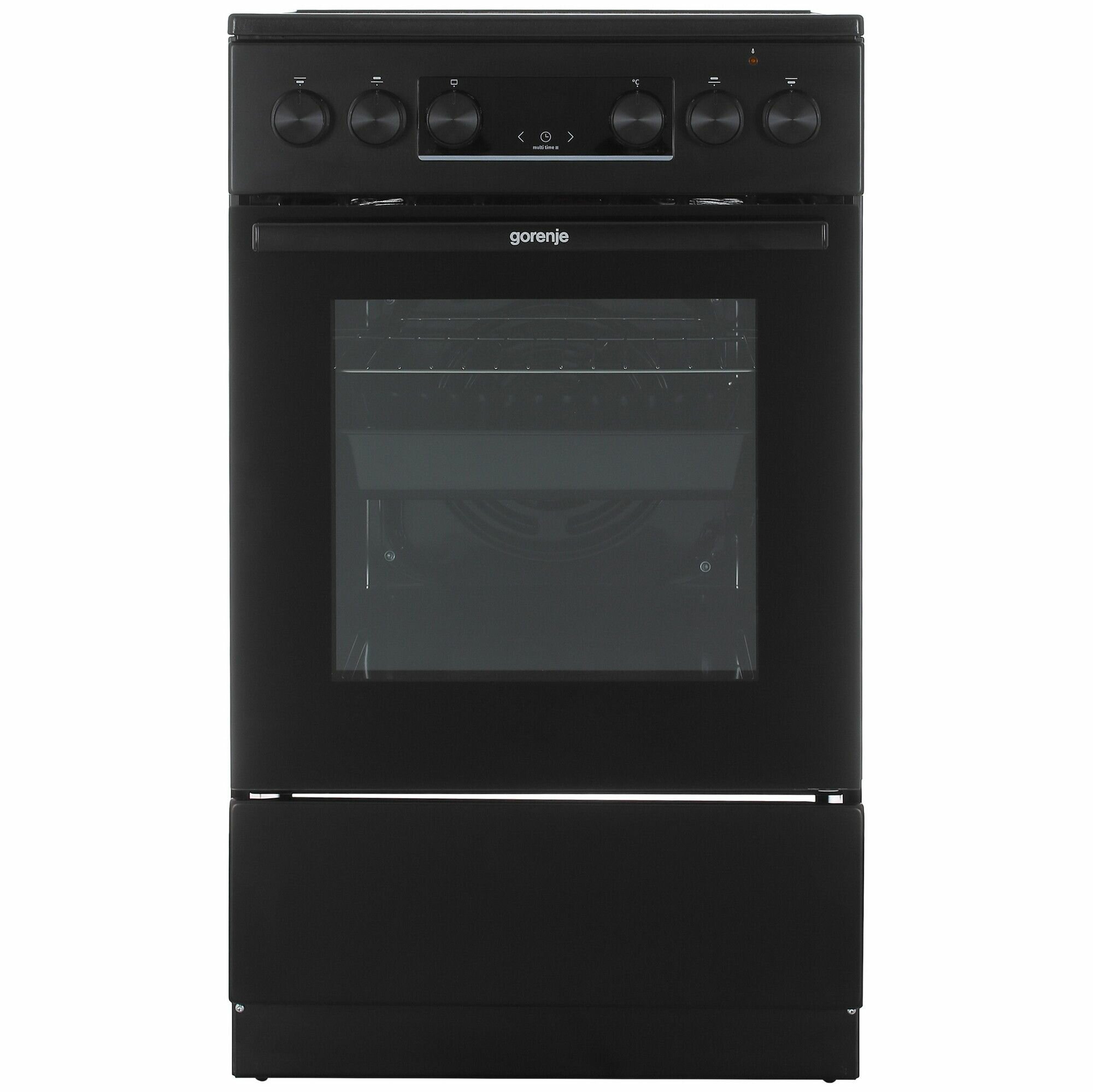 Плита Gorenje GEC5C40BG, черная матовая