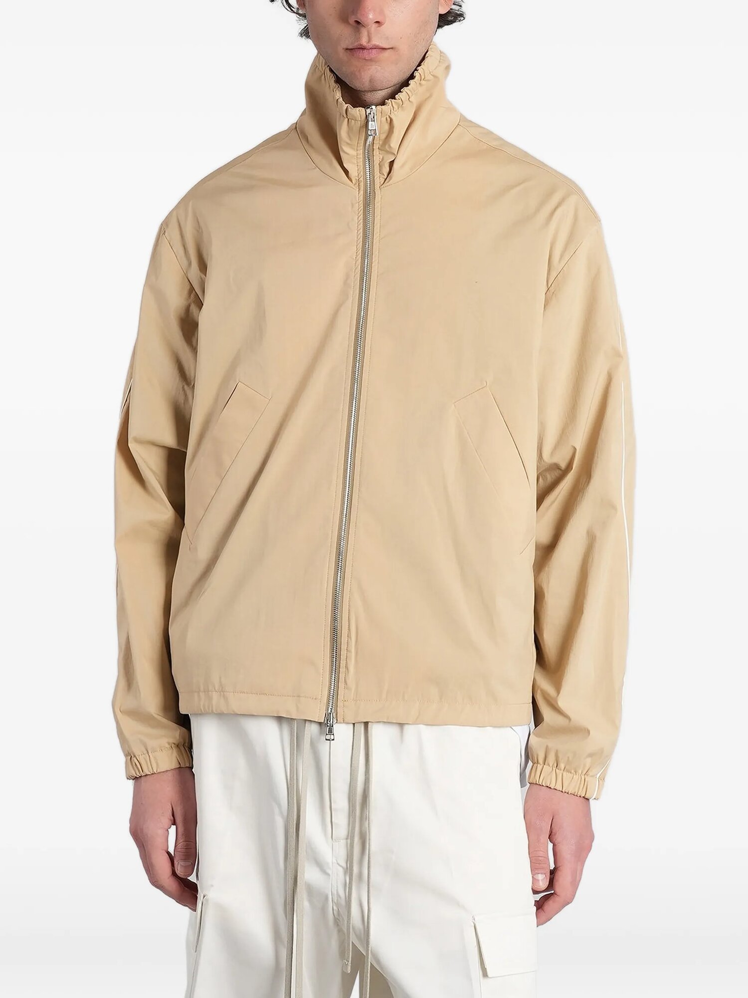 Куртка Piped-trim high-neck jacket
