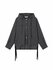 Рубашка STUDIO TOMBOY Check-pattern hooded shirt, размер OneSize, черный