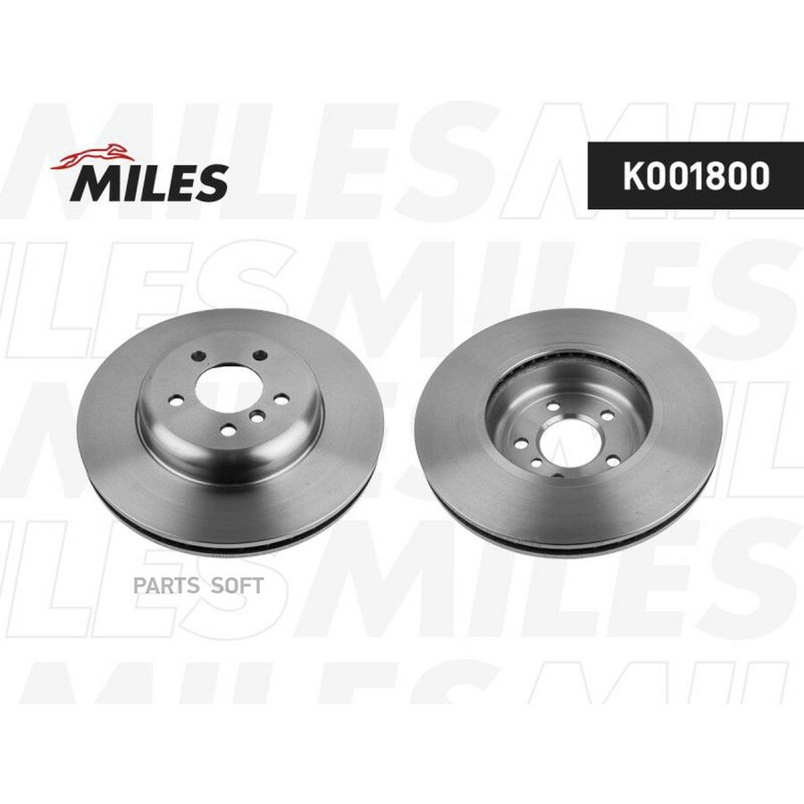 MILES K001800 Диск тормозной BMW F10 10- передний ()