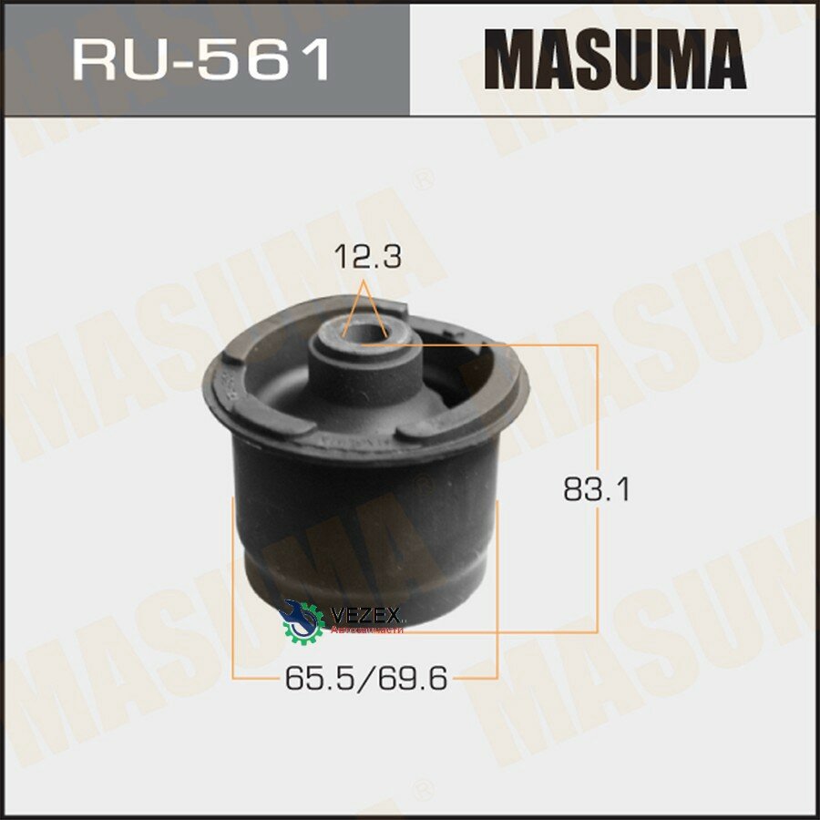 MASUMA RU-561 Сайлентблок MASUMA VITZ/ NCP95 rear