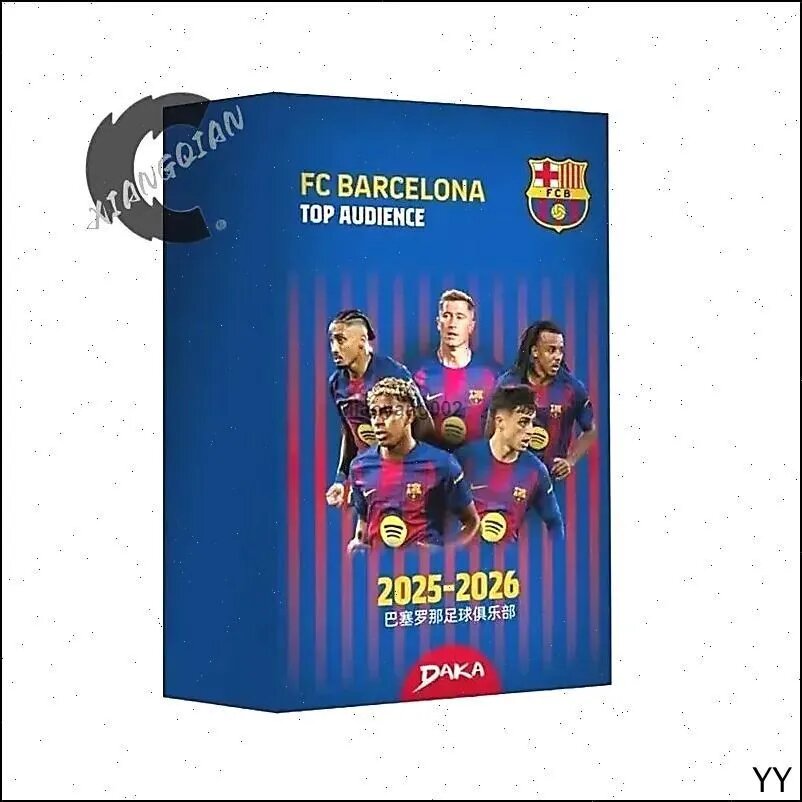 Футбольные карточки DAKA 25-26 (Барселона, Futbol Club Barcelona), коллекционные, TOP AUDIENCE