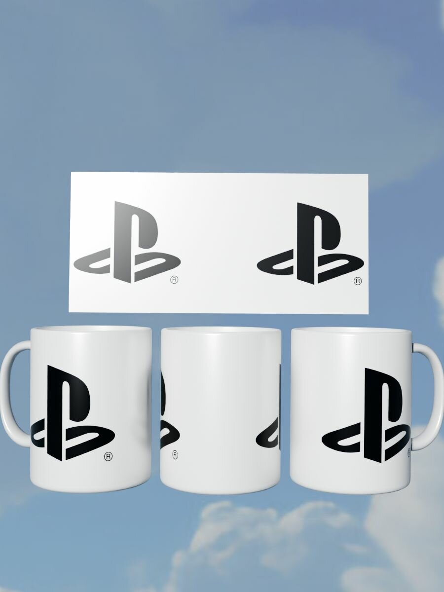 Кружка "лого PS5, Play station 5"