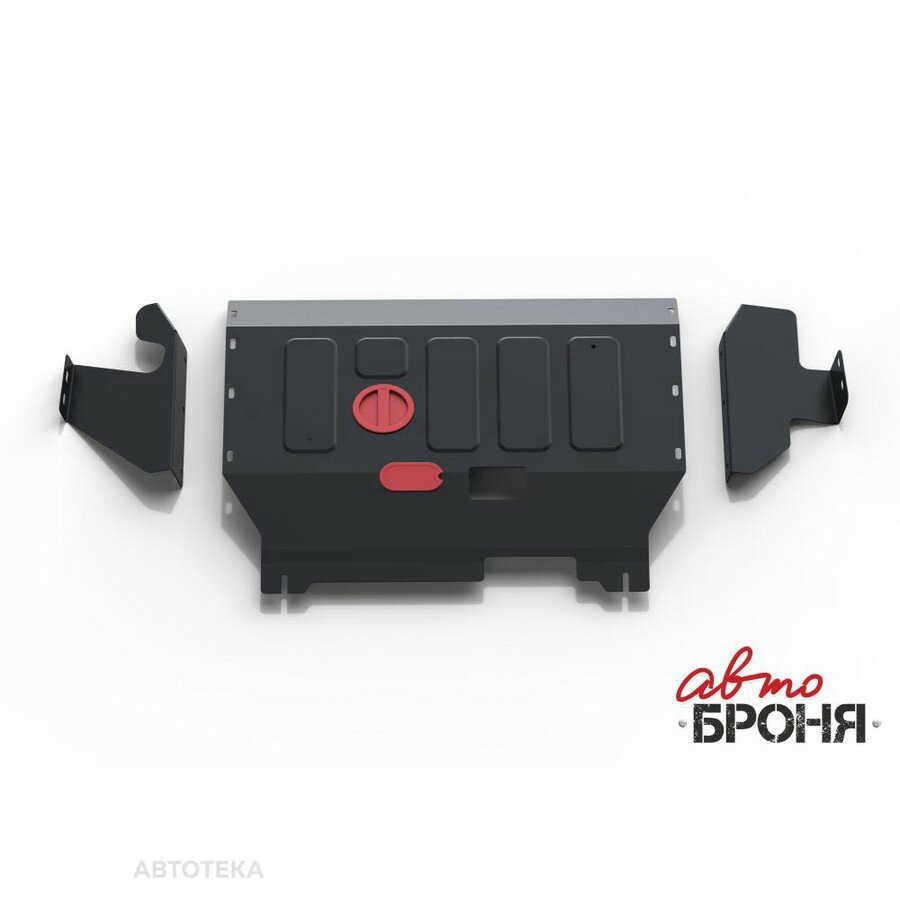 Защита картера и КПП (+ крепеж) автоброня 111018331 FORD Transit 2.2DI 07-14 FWD