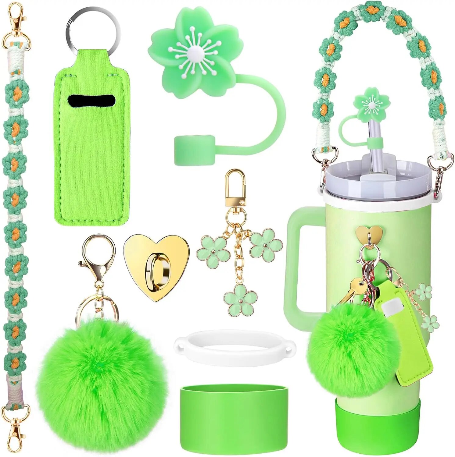 Аксессуары для стаканов Stanley 8 шт. Upors Зеленый, Green-8pcs