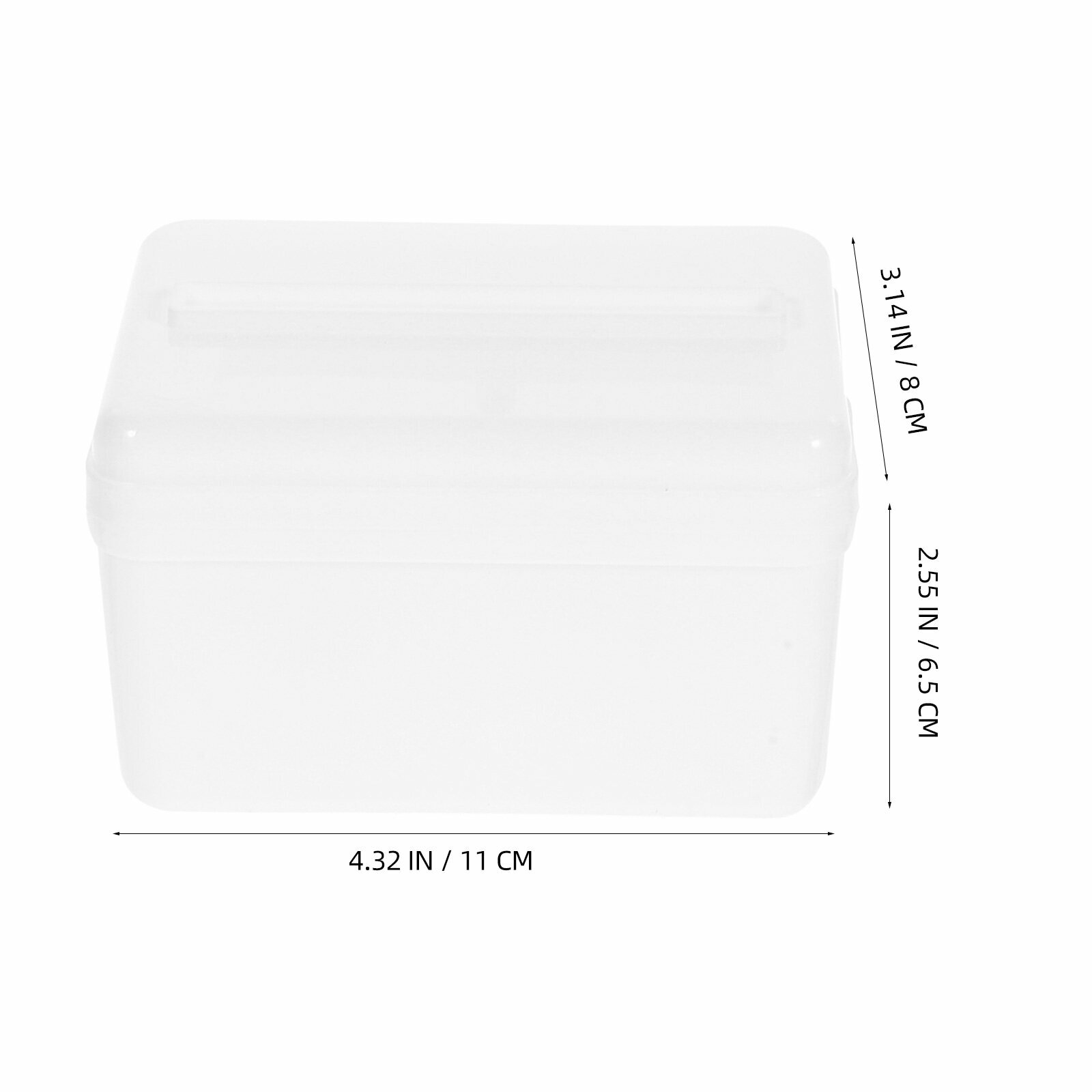Коробка Для Денег В Форме Торта 1 Шт Прозрачная 23.5X11X8Cm Для Дня Рождения И Праздников