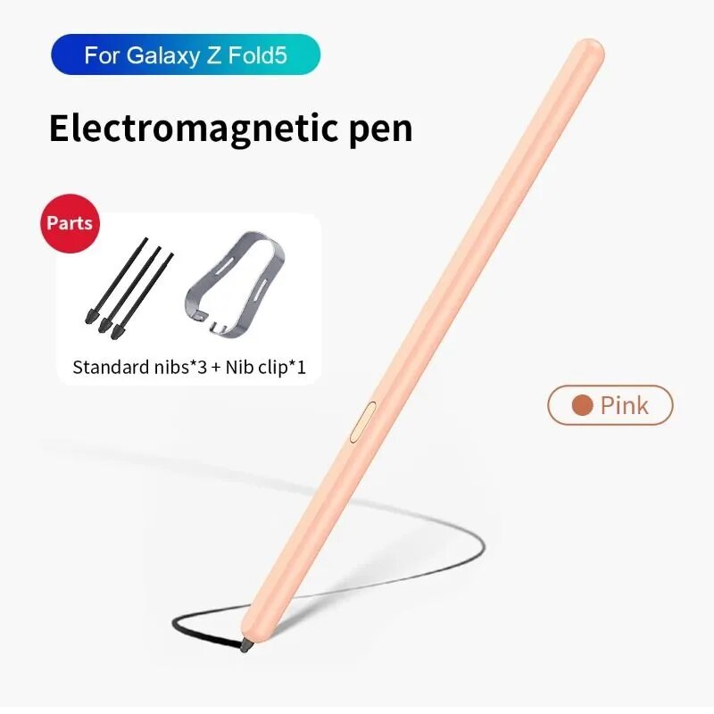 Для Samsung Galaxy Z Fold 5 5G W24 емкость S замена пера Z Fold5 5G F946U активный стилус с перьями металлический клип стилус ручка