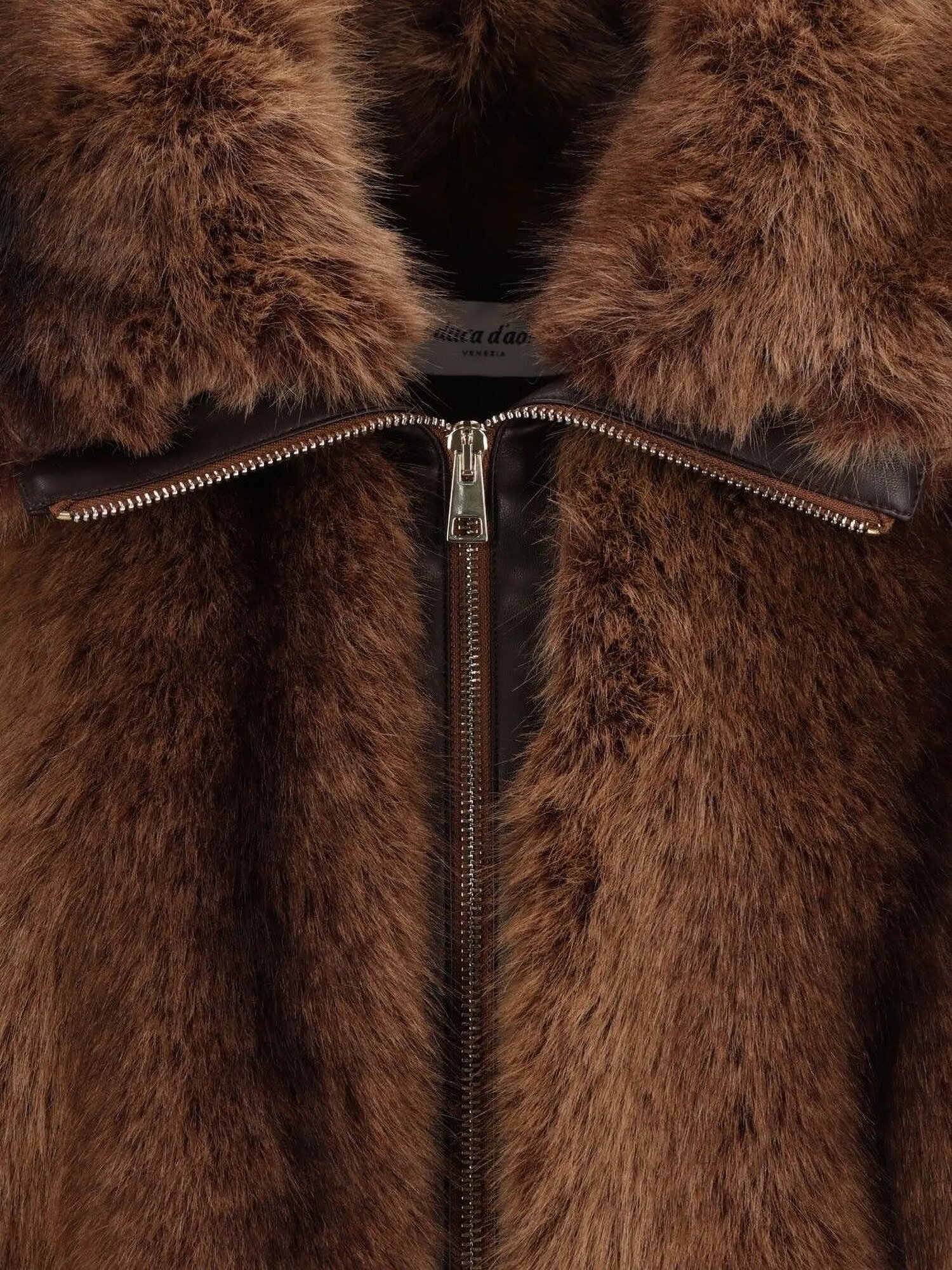 Куртка al duca d'aosta Zip-up faux-fur jacket, размер 42 — фото 1