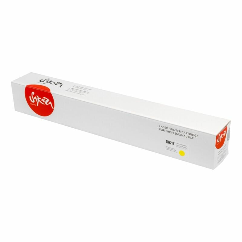 Картридж TN-221Y для Konica Minolta Bizhub C227, C287 A8K3250 Sakura желтый