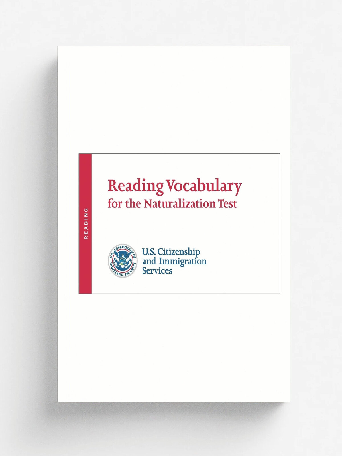 Reading Vocabulary for the Naturalization Test