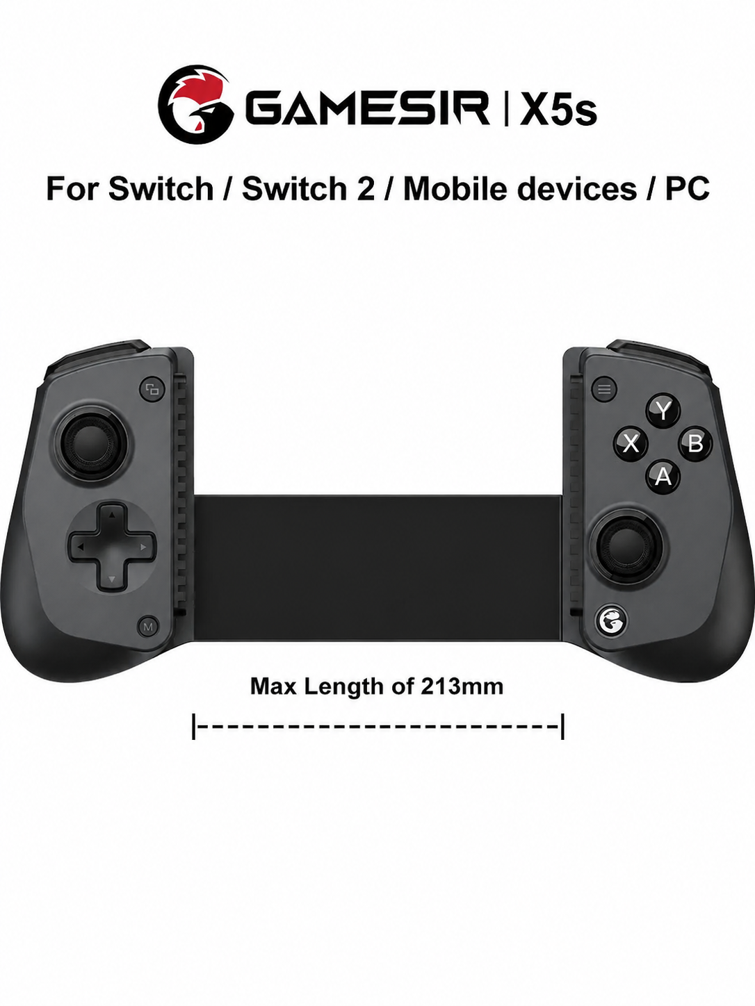 Gamesir X5s Контроллер мобильного телефона Android Gamepad Смартфон Mando M vil для мобильного телефона Bluetooth 2.4G Подключение Эффект Холла