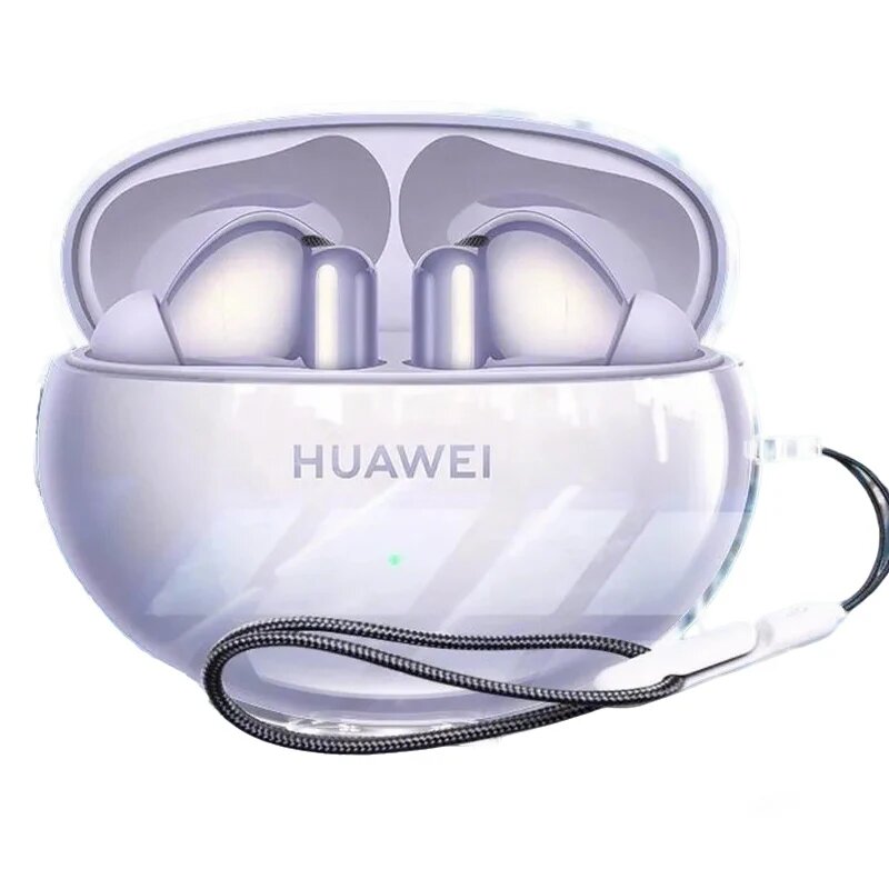 Чехол Huawei FreeBuds 6/5, прозрачный