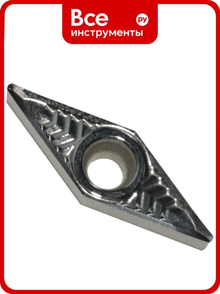 Пластина твердосплавная токарная VBGT110304-NFC N10 Debever Machining Solutions VBGT110304NFCN10