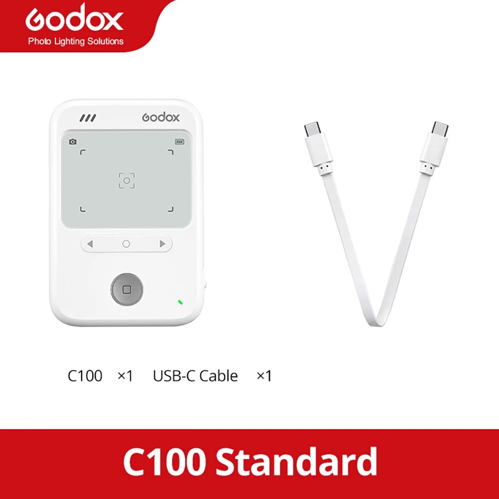 Мини-ретро-камера Godox C100 с прозрачным видоискателем, портативная, с возможностью расширения памяти до 128 ГБ, камера для видеосъемки и влогов.