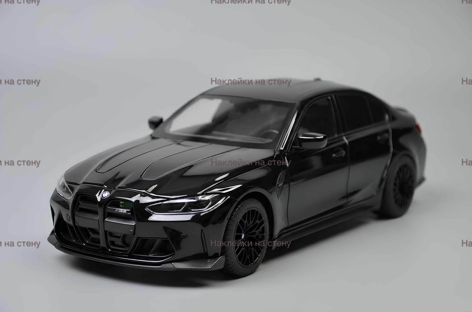 Машинка металлическая инерционная модель BMW M3 (G80) (2020-2026) (БМВ М3 (ДЖИ80) Детская игрушка / Масштаб 1:24