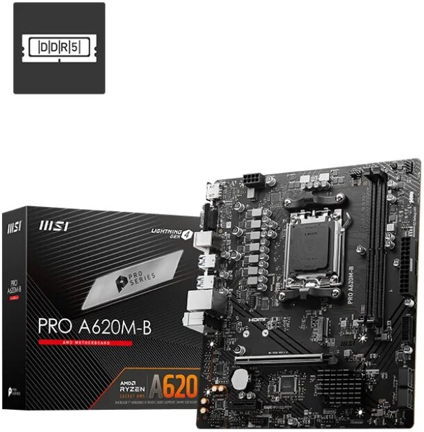 MSI AM5 Pro A620M-B DDR5