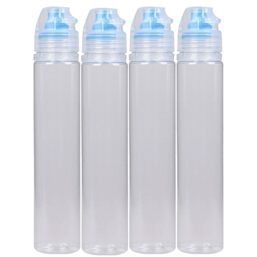 Бутылка Для Приправ И Соусов Из PVC Синего Цвета Объёмом 17×3.2CM Комплект Из 4 Штук Для Дома Офиса И Путешествий