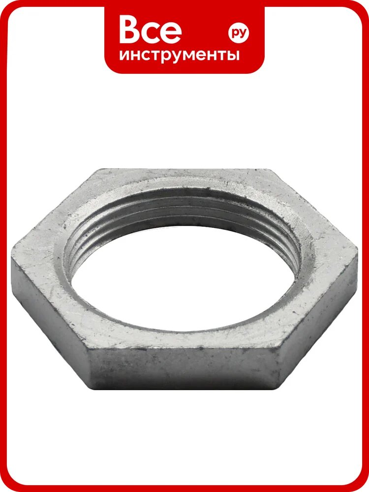 Контргайка INNOLEVEL сталь оцинк. 1 1/2" ДУ 40 со