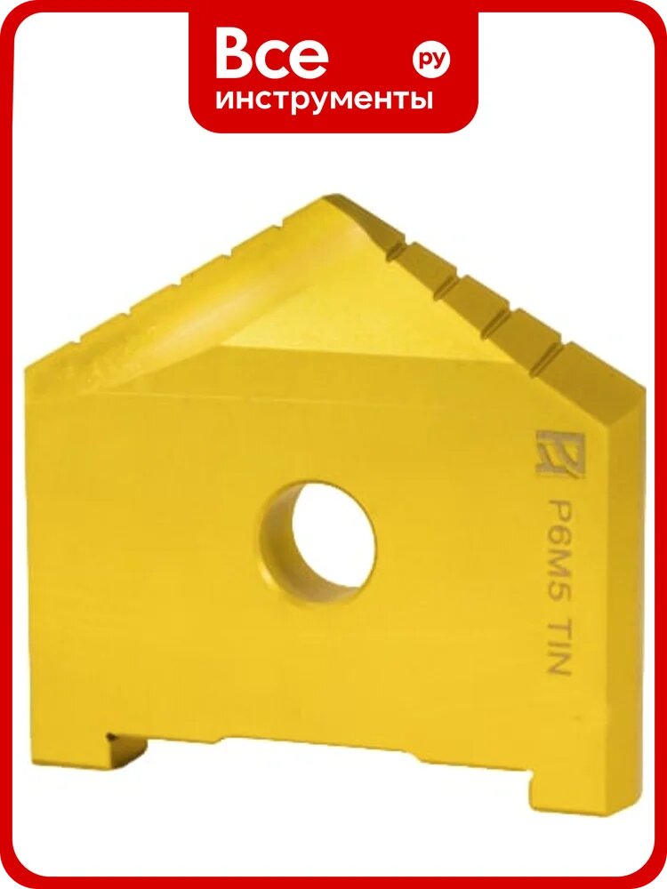 Сверло перовое (пластина) 60 Р6М5(M2) по металлу TiN 2000-1245 ГОСТ 25526-82 Русский Инструмент ri.157.534