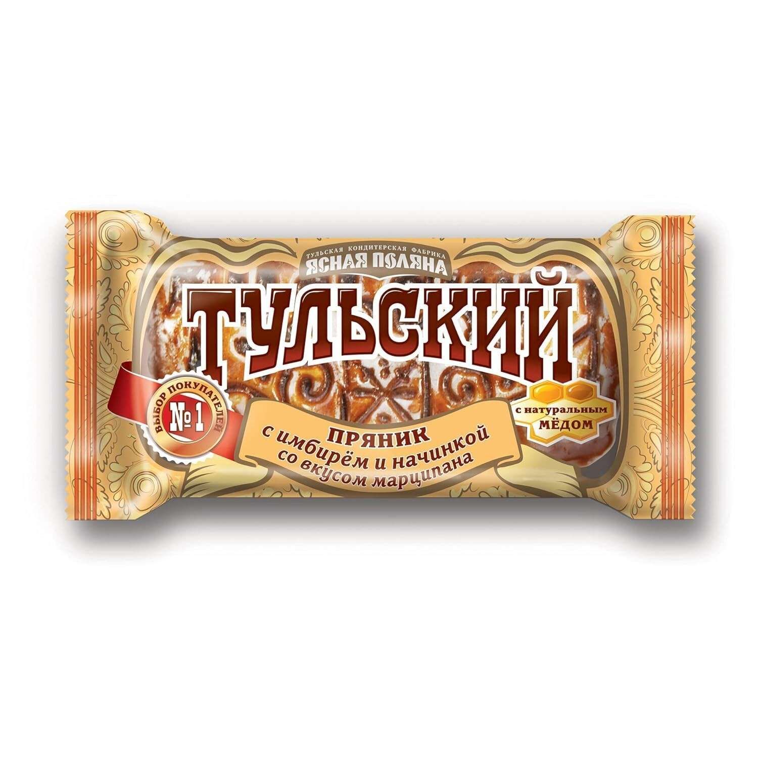 Тульский пряник имбирь марципан, 130 г