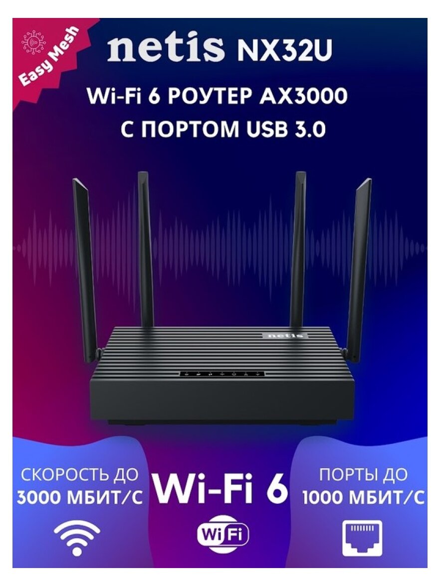 Wi-Fi роутер Netis NX32U