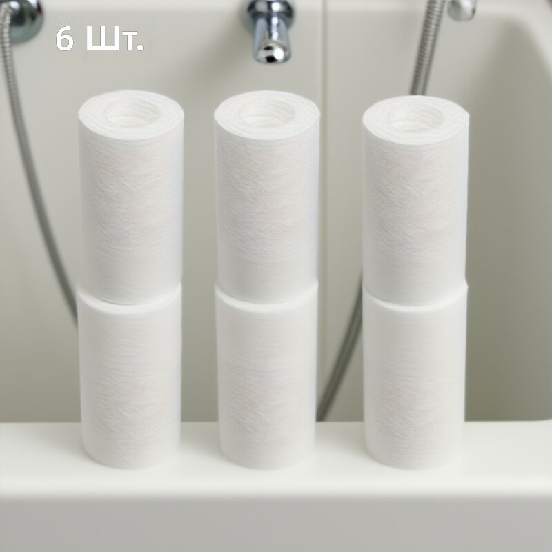Универсальный набор фильтров для очистки воды, для крана и душа, 6 шт.