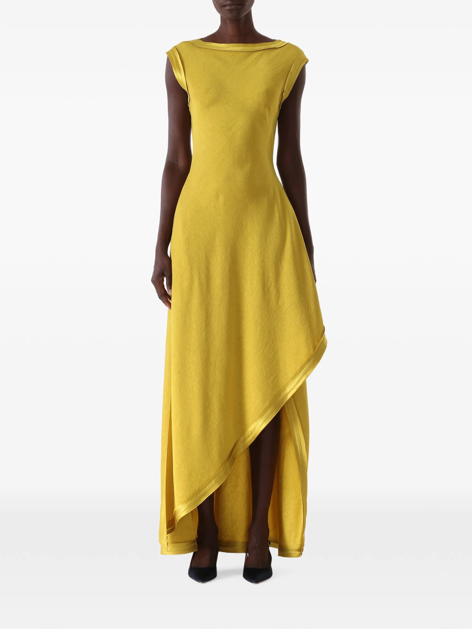 Платье Asymmetric-hem gown