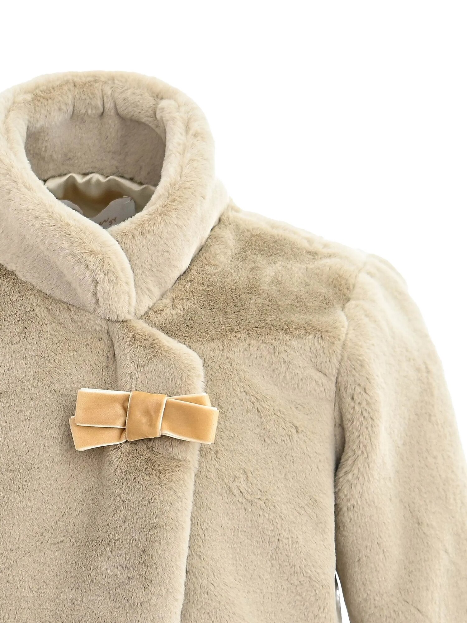 Пальто Tulleen Plush asymmetrical coat, размер 115, разноцветный — фото 1