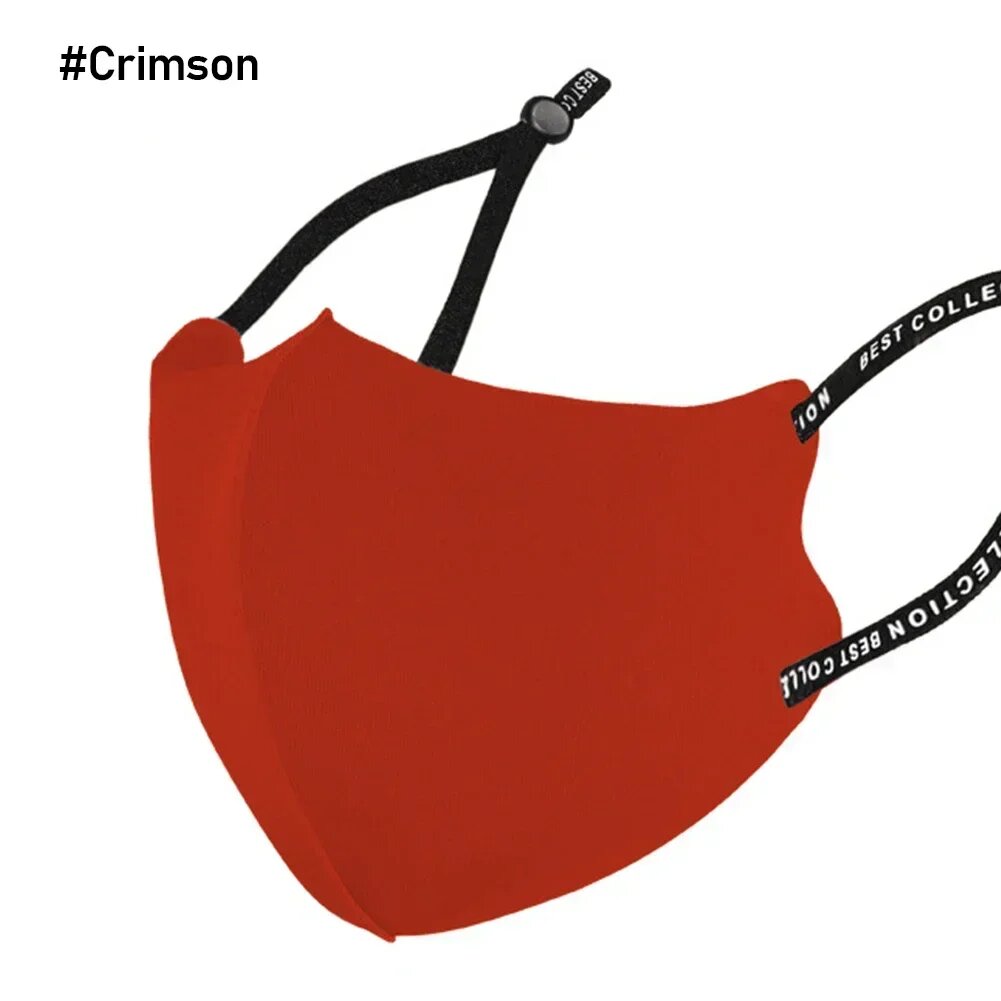 Красная регулируемая маска для лица #Crimson