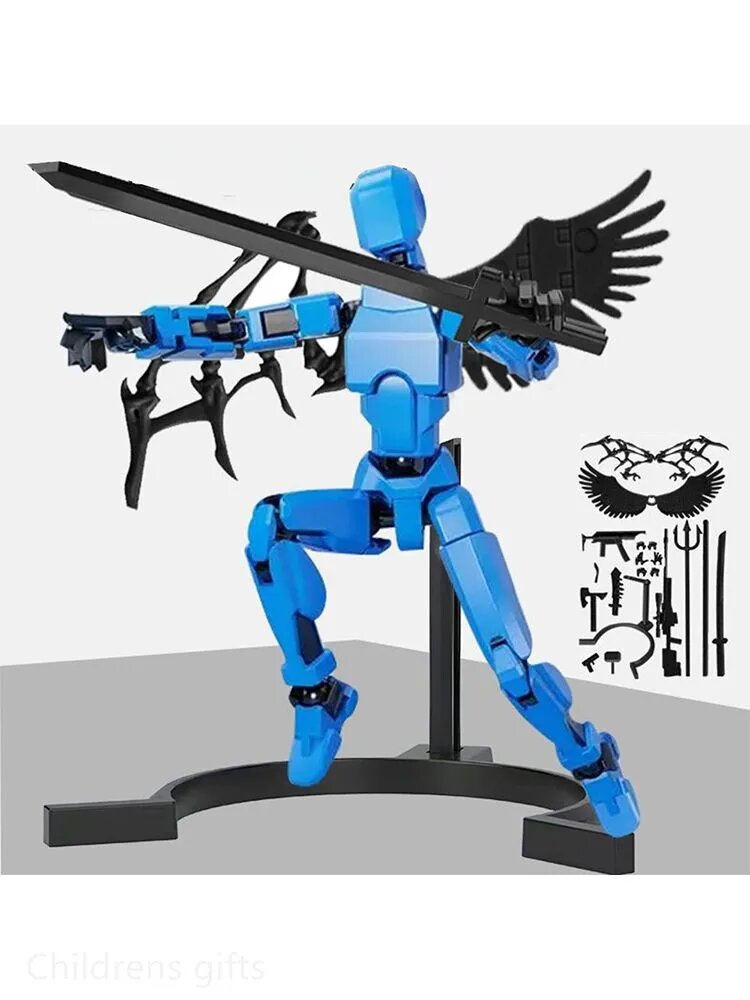 Куклы Дьявол и Ангел ручной работы серии Lucky 13 в сборе, 13см пластик