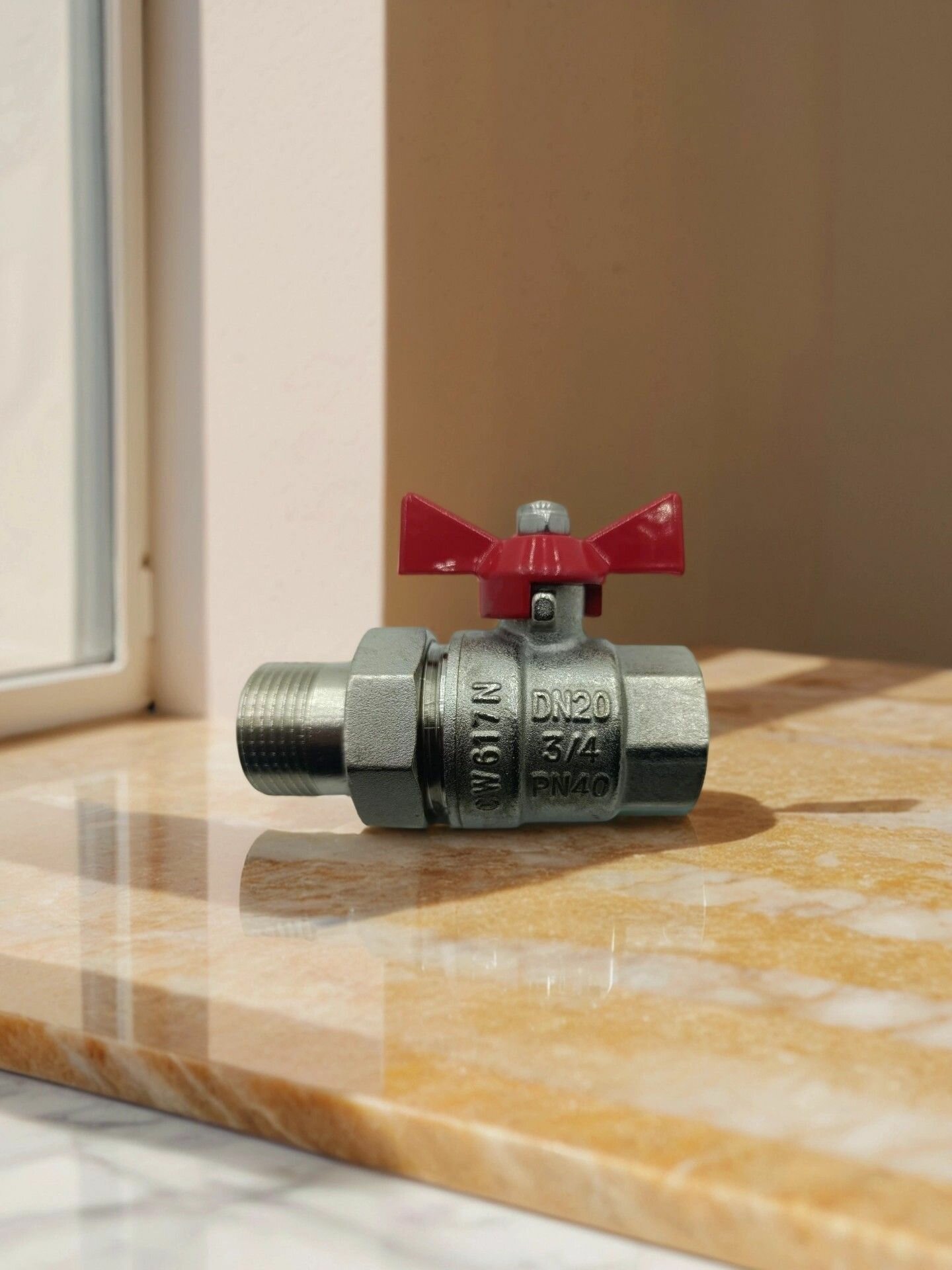 Шаровой кран с полусгоном Valtec BASE 3/4" вн.-наружная