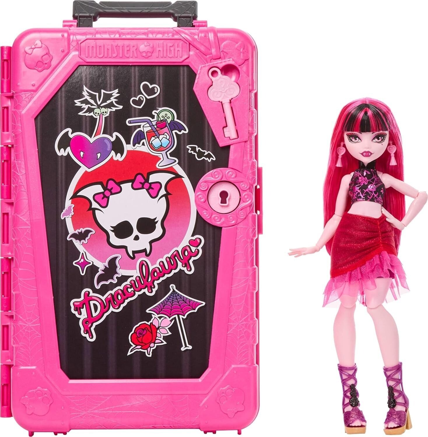 Кукла Mattel Monster High Skulltimate Secrets Дракулаура JDR50, 27 см