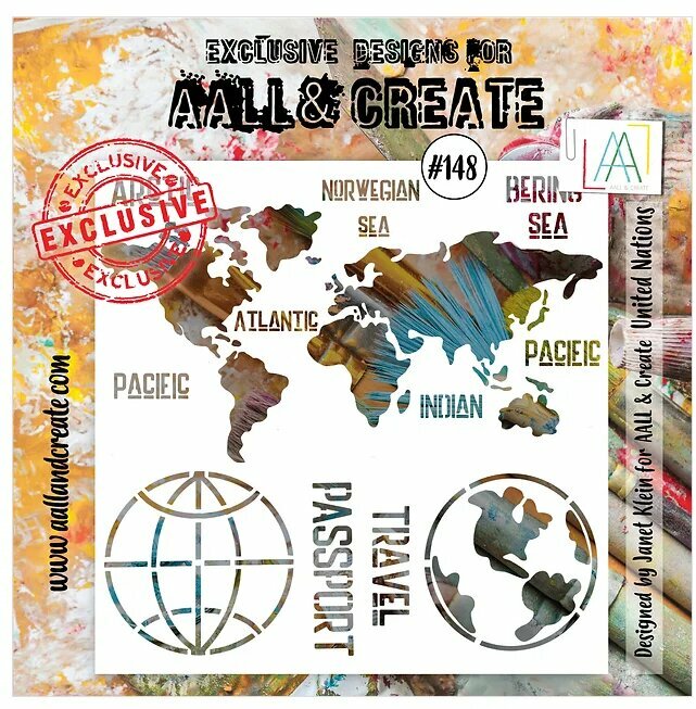 Круглый трафарет AA2662-stencil