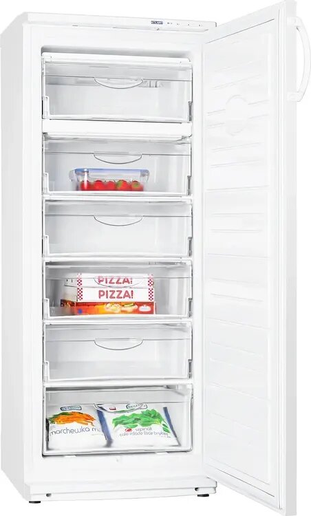 Морозильник атлант М 7184-003 белый, объем 240 литров, перенавешиваемые двери