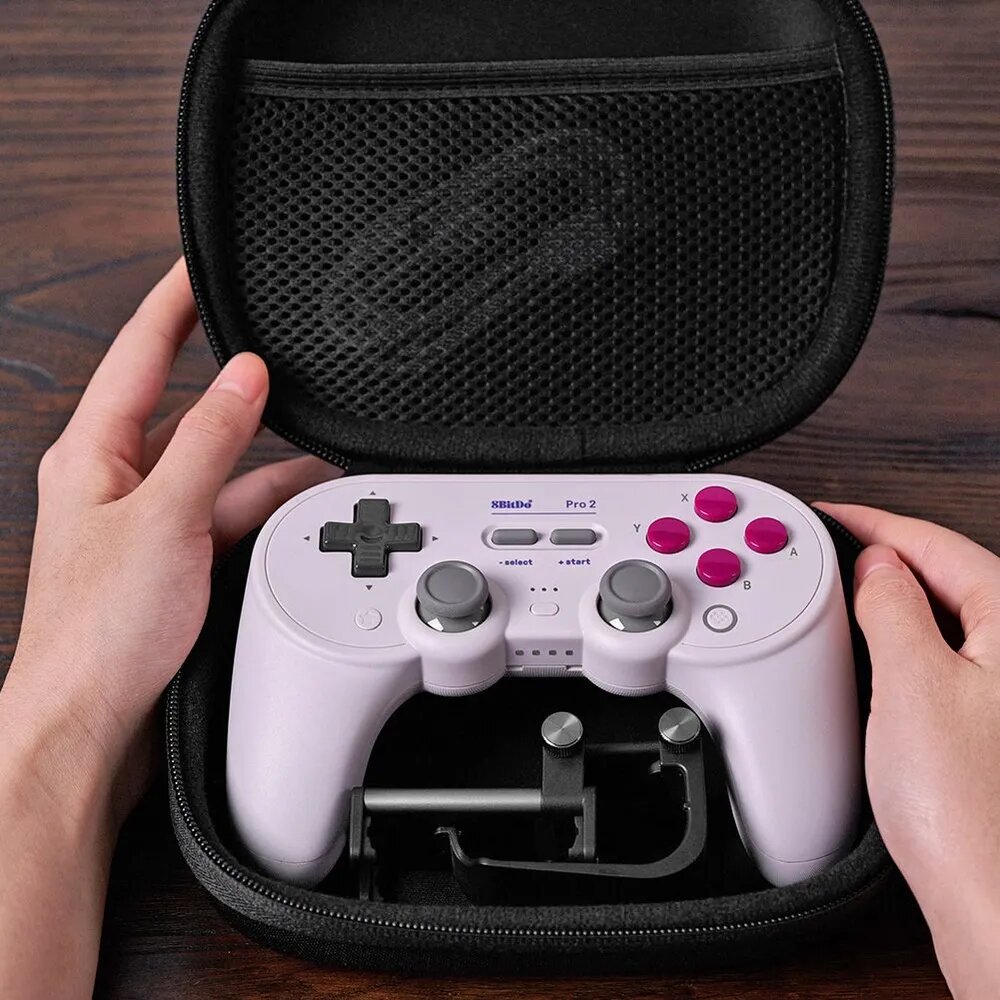 Чехол для геймпада 8Bitdo Pro 2 из прочного полиэстера 1680D с двойным отделением