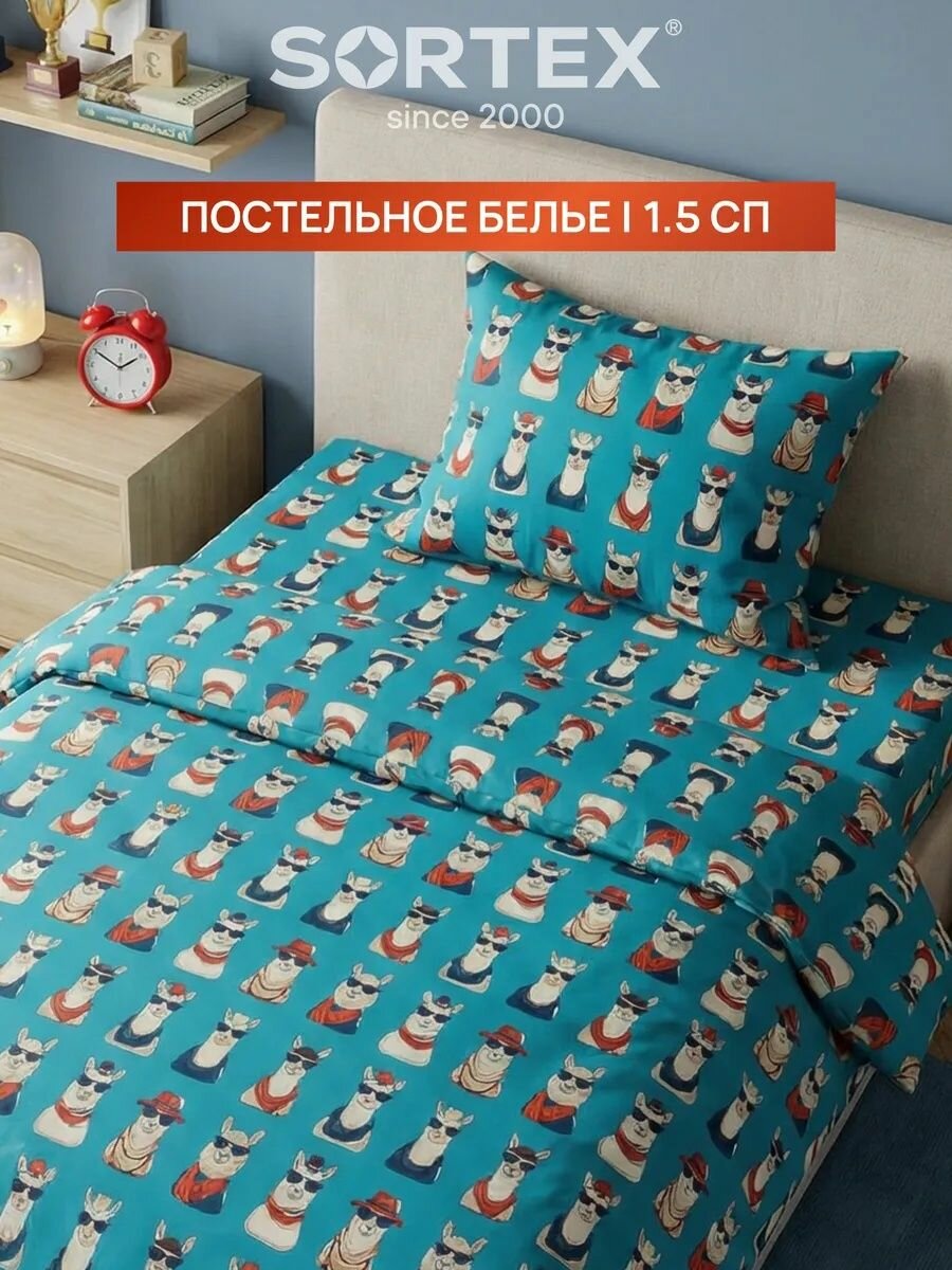 Комплект постельного белья 1,5 спальный Sortex