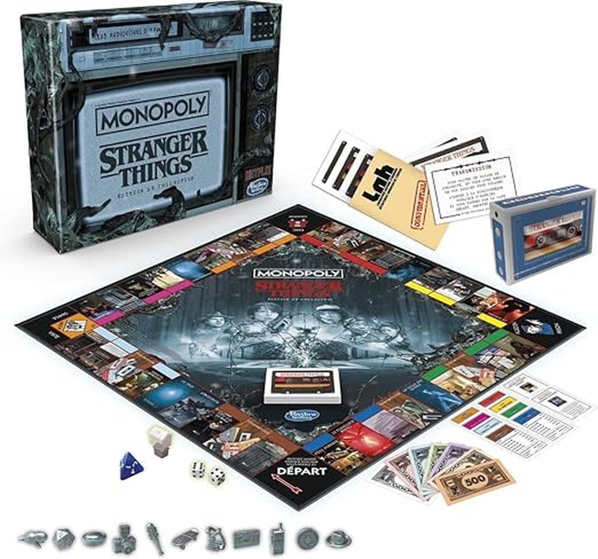 Настольная игра - Hasbro Monopoly - Stranger Things - Монополия на французском языке