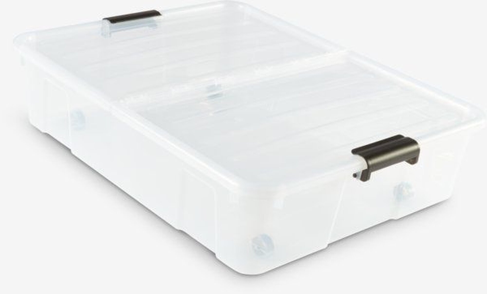 Контейнер с крышкой Jysk HOME BOX 49 л прозрачный Ш56 x Д70 x В19 см