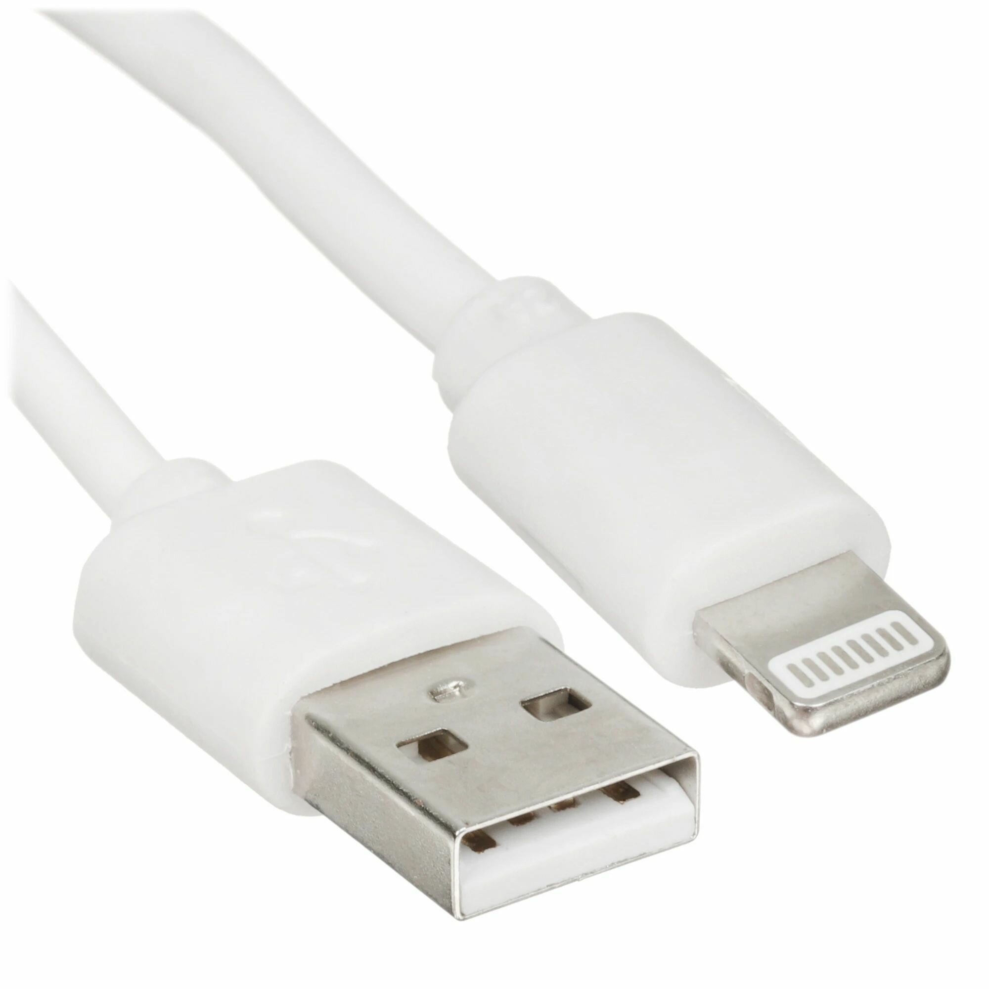 Кабель круглый Aceline Lightning 8-pin - USB 2.0 Type-A белый 1.5 м