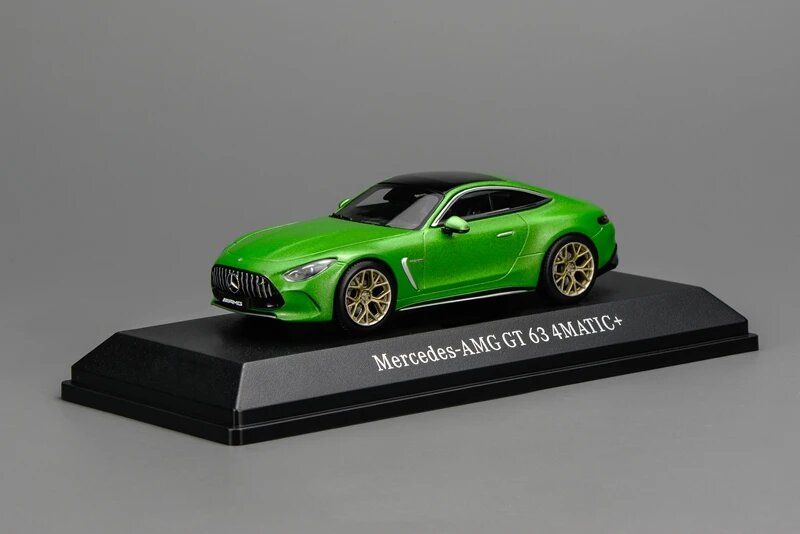 Модель автомобиля AMG GT 63 4MATIC+ GT63 масштаб 1:43 Изумрудный, Matt Green