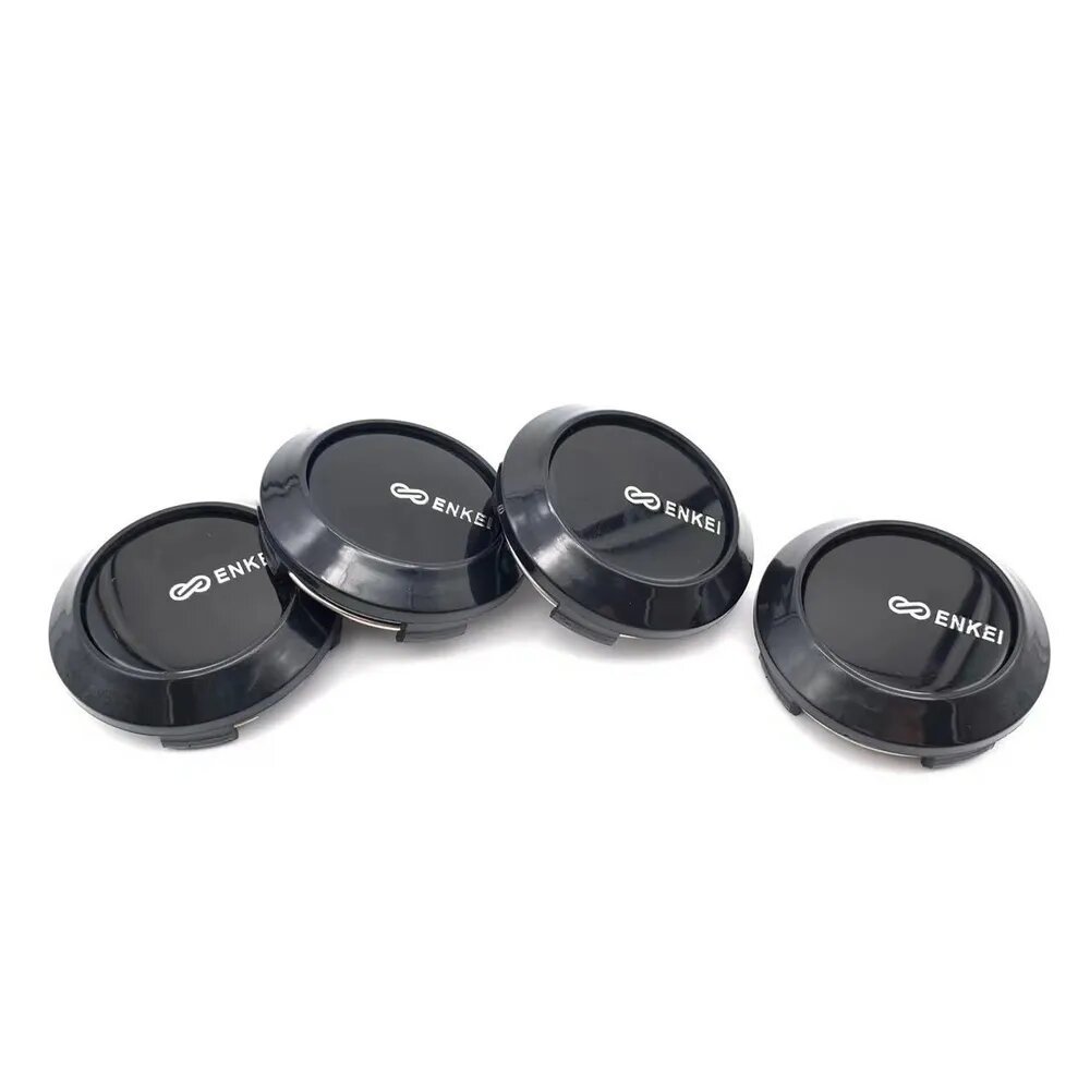 Колпак ступицы колеса ENKEI 4 шт. Заглушки на литой диск 60 мм Черный