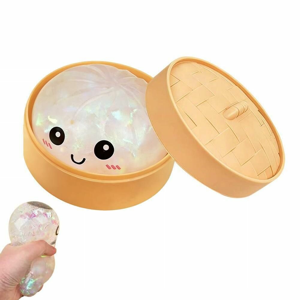 Мягкая игрушка антистресс "Баоцзы", имитация еды, милый сквиш медленно восстанавливающийся