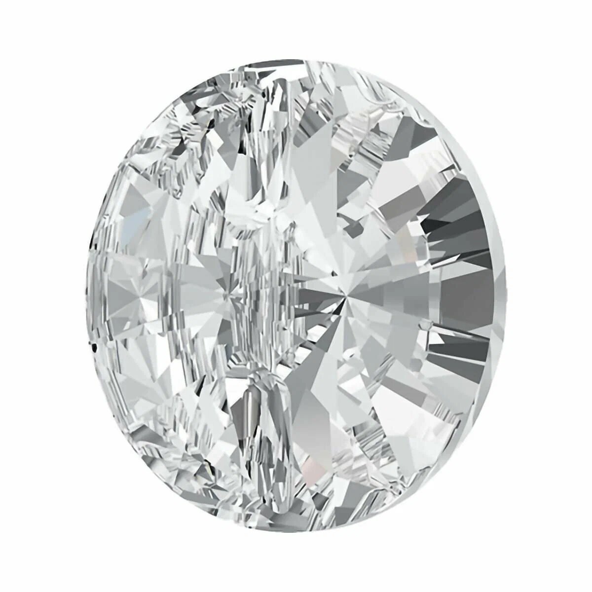 Пуговица кристалл Swarovski, 23 мм, кристалл с эффектом, цвет: crystal CRY , арт.3015