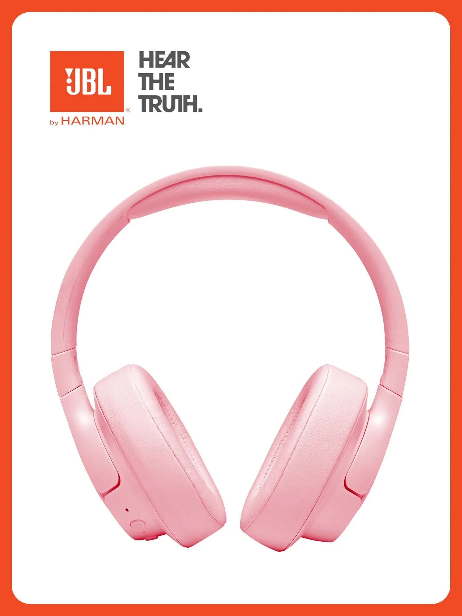Беспроводные наушники полноразмерные JBL Tune 760NC, с шумоподавлением, розовый