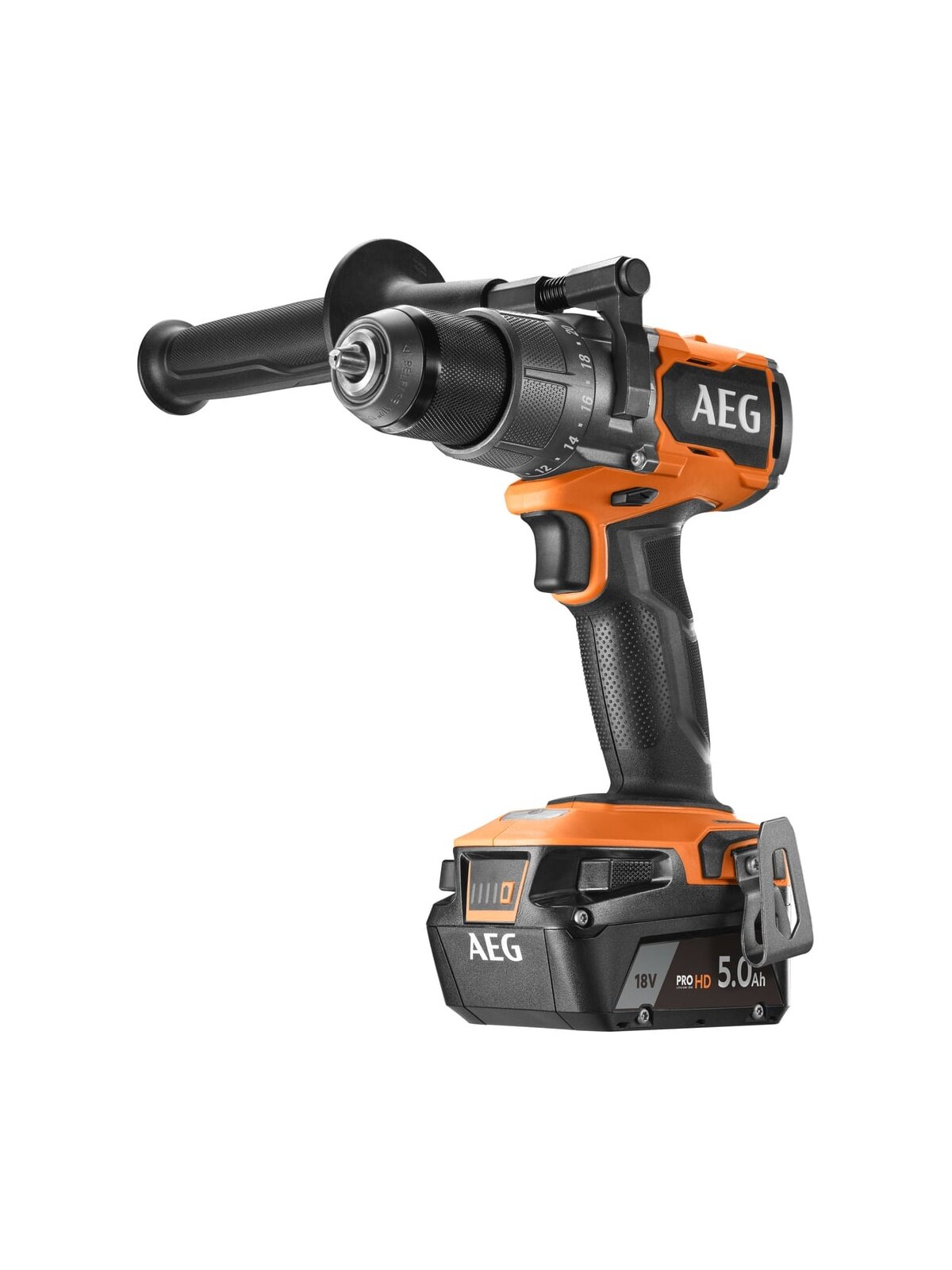 Бесщеточная аккумуляторная ударная дрель-шуруповерт AEG 18В BSB18C3BL-502C 4935478939