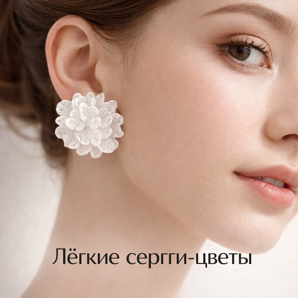 Серьги пусеты