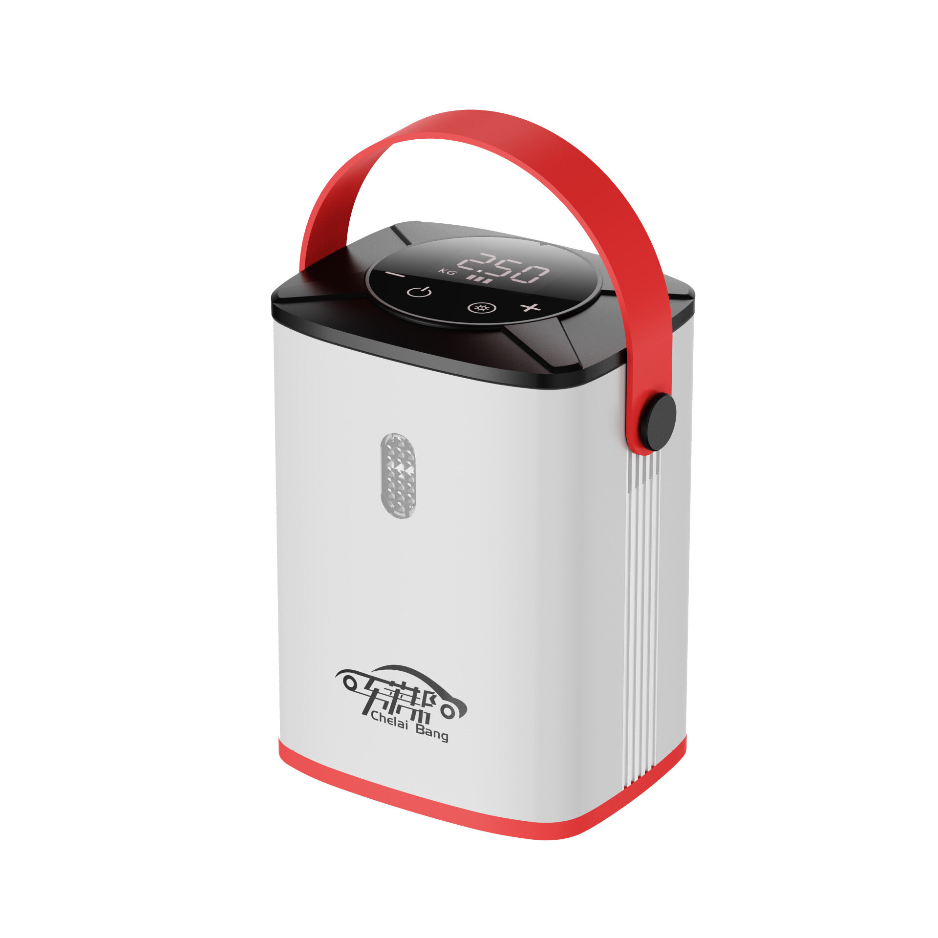 Беспроводной автомобильный воздушный насос, компактный портативный электрический одноцилиндровый компрессор 12В для автомобилей, с возможностью настройки.